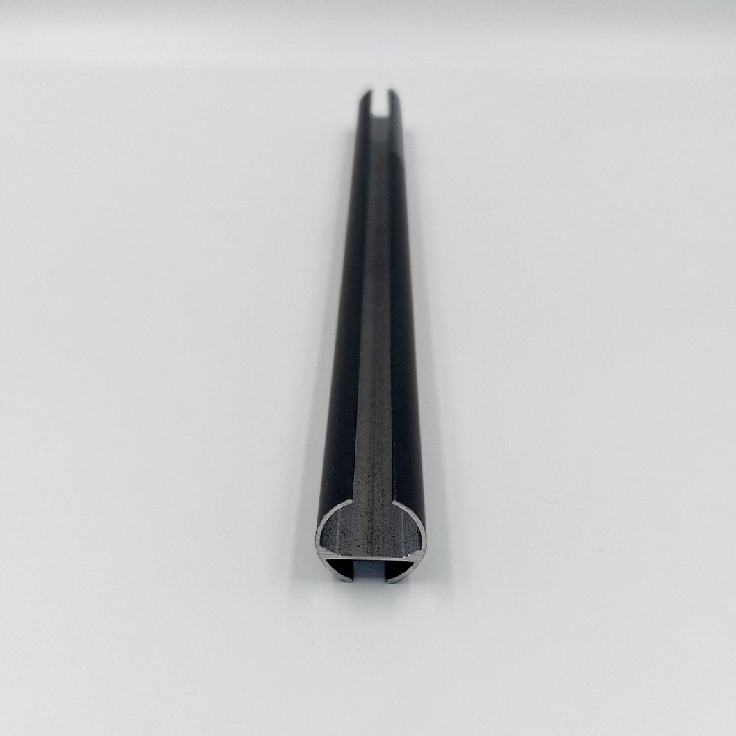 1905-17 - Trilho Espanha Redondo 19mm - Preto Fosco - 6m