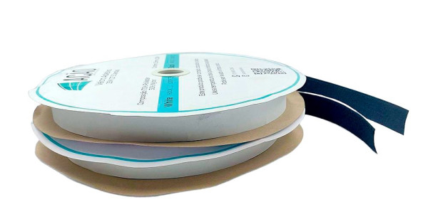 Velcro 2,5cm (Os Dois Lados) c/ 25 Metros - Preto