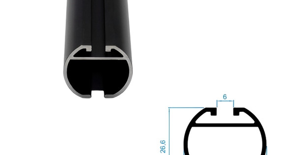 Ac393-Tubo 28mm - Preto - 6m